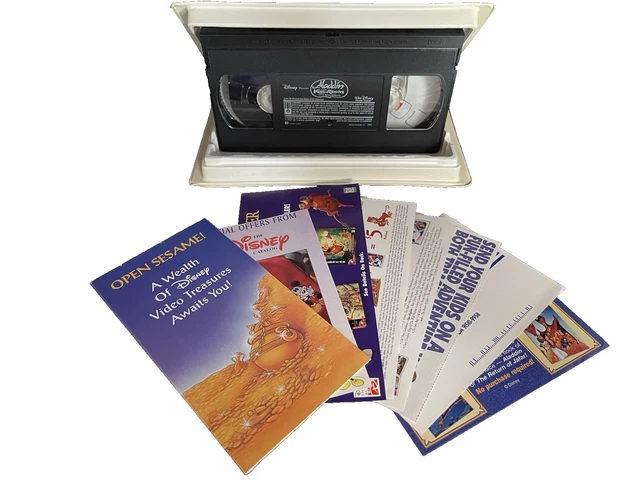 DISNEY ALADDIN AND the King of Thieves VHS Walt Disney Home Video 4609 ...