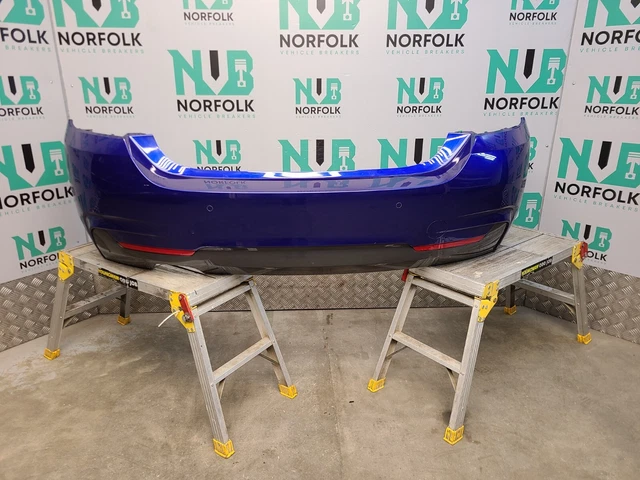 BMW 4 SERIES F32 F33 F36 M Sport Rear Bumper Individual Blue Pre LCI 3 ...