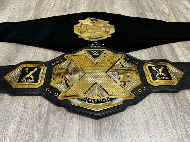 WWE NXT OFFICIAL Championship Replica Belt w/Finn Balor Side Plates £ ...