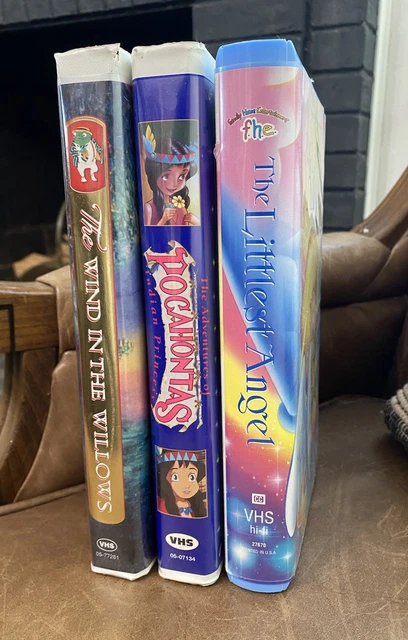 VHS LOT POCAHONTAS : Indian Princess The Littlest Angel Willows ...