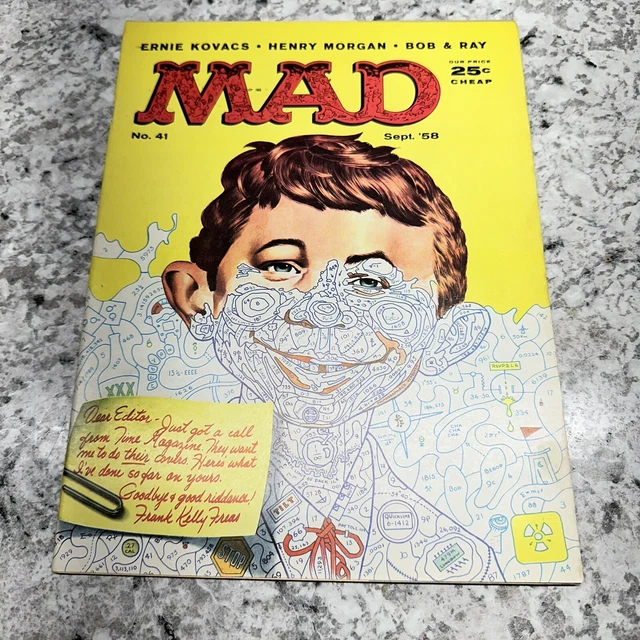 MAD MAGAZINE ISSUE #41 September 1958 VF Magazine Humor Rare Ernie ...