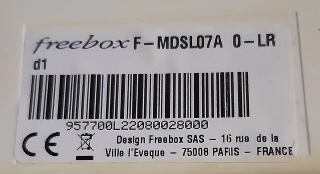 FREEBOX DELTA MODULE Fibre optique F-MDSL07A 0-LR pour Server DELTA ...