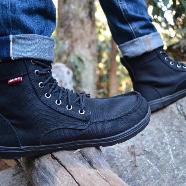 LEMS BOULDER BOOT Vegan Zero-drop Lightweight Men 39 Black £75.89 ...