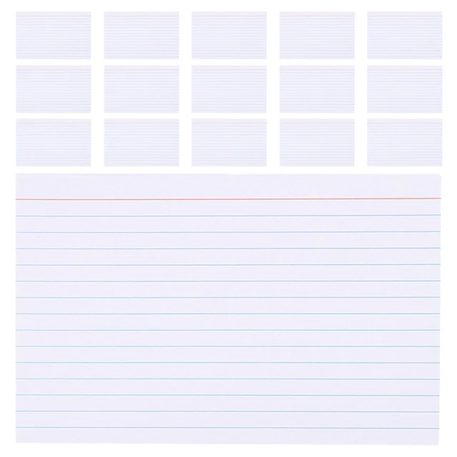 200 PCS STATIONERY Note Pads Lined Flash Cards Paper Blank Notepad $37. ...