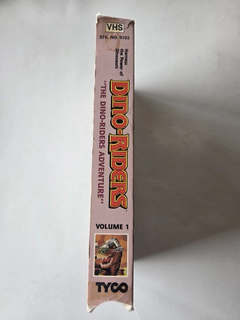 DINO RIDERS VHS The Dino-Riders Adventure Volume 1 Tyco 1987 $15.00 ...