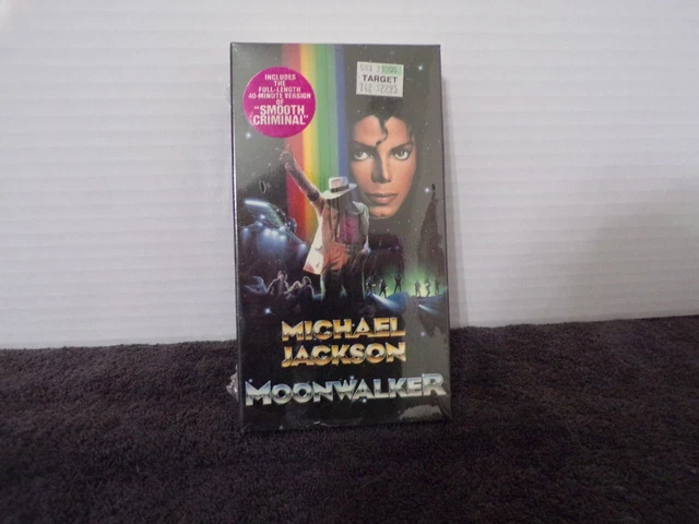 MICHAEL JACKSON MOONWALKER VHS Smooth Criminal New Sealed Hype Sticker ...