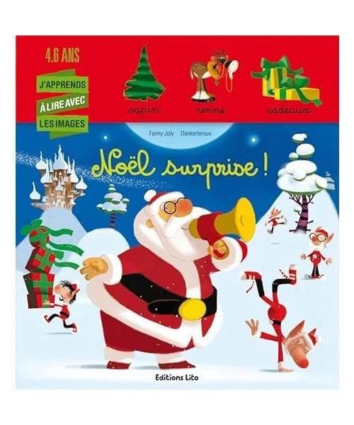J'APPRENDS A LIRE avec les Images : Noël Surprise - Dès 4 ans: 4-6 ans ...