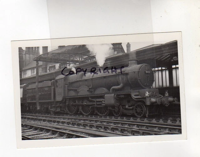 RAIL PHOTO GWR 460 Castle 4084 Shrewsbury station shropshire LMS LNWR £ ...