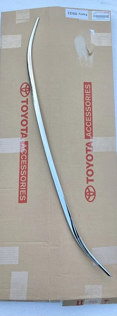 TOYOTA TAILGATE / Boot Chrome Garnish Aygo X Genuine New PW405-0H100-01 ...