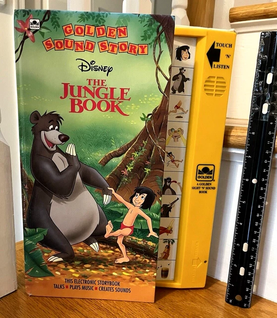 VINTAGE 1993 DISNEY Golden Sound Story Book JUNGLE BOOK Tested Works ...