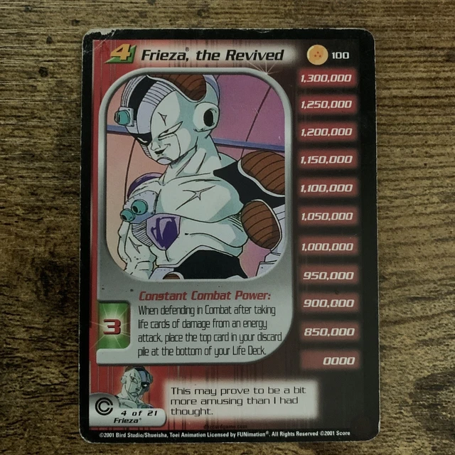 DBZ DRAGON BALL Z Frieza, The Revived 100 GCC trunks illimités saga ...