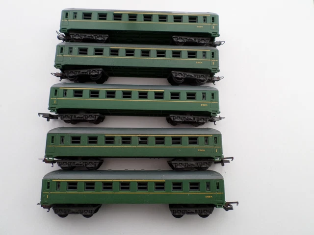 5 X LIMA Ho Green Coaches; S15874 First. Unboxed £9.99 - PicClick UK