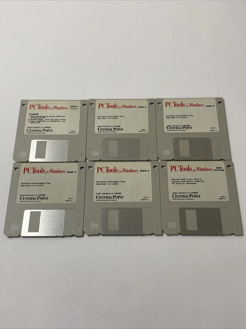 CENTRAL POINT PC Tools para Windows versión 2 disquete de 3,5" - 6 ...
