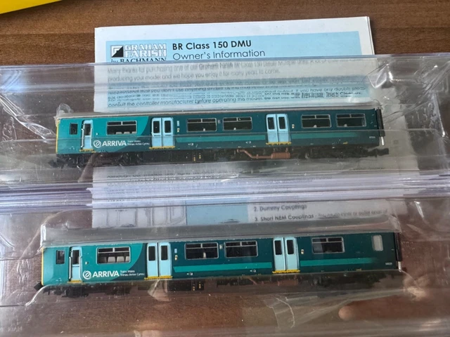 GRAHAM FARISH 371-334SF N Gauge Class 150/2 2-Car DMU 150236 Arriva ...