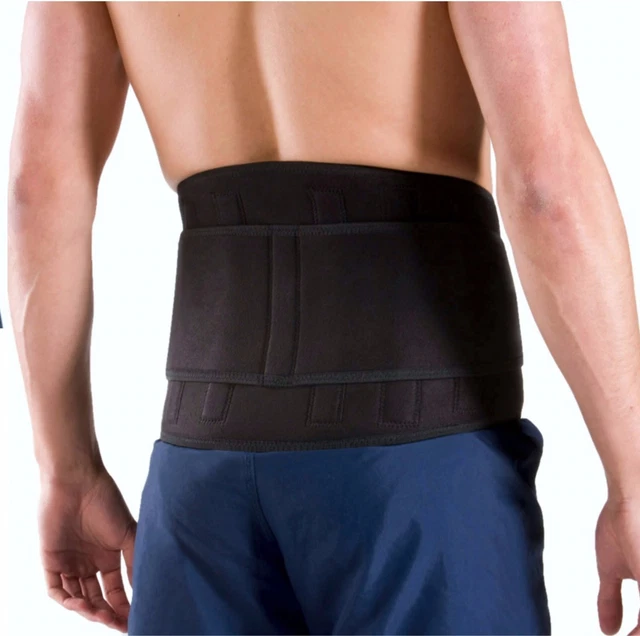 EVO LUMBAR BACK Support Belt Neoprene Yoga Weightlifting Gym Manual ...