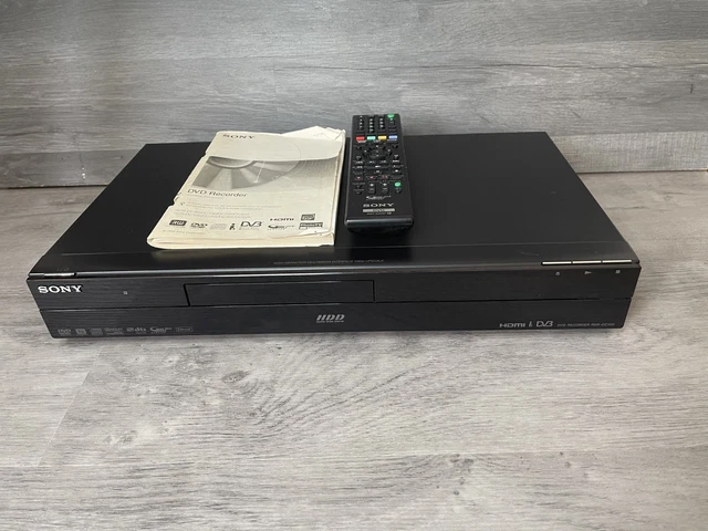 SONY RDR-DC100 160GB HDD DVD Recorder Freeview With Remote & Manual £42 ...
