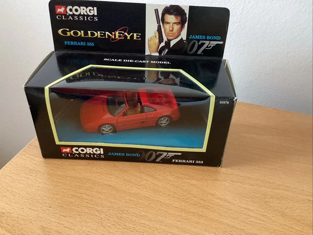 CORGI CLASSICS 92978 James Bond 007 Goldeneye Ferrari 355 Red model car ...