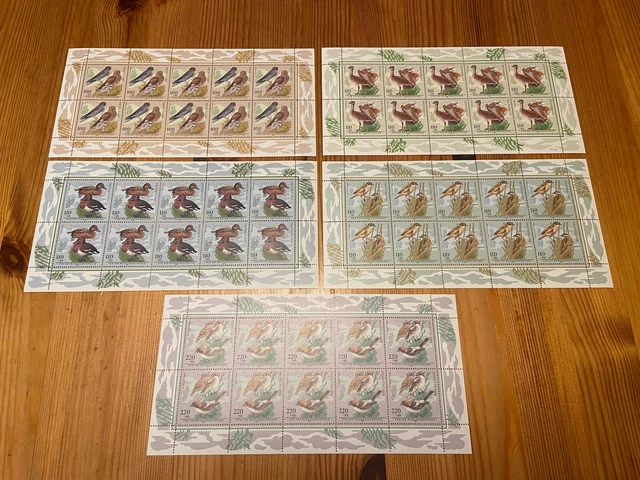 BUND BRD MINR 2015/2019 Zehnerbogen Kleinbogen postfrisch Wohlfahrt ...