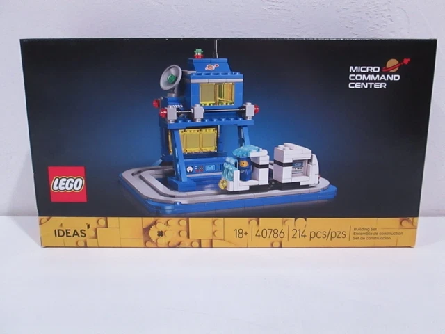 LEGO IDEAS SET 40786 Micro Command Center * NEW! * classic space promo ...