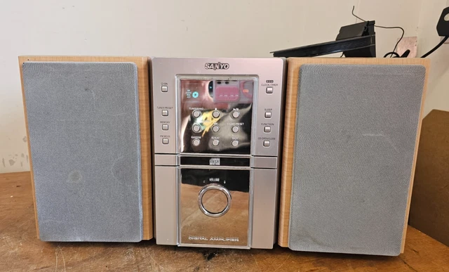 SANYO DC-MM9000 DIGITAL Amplifier Stereo HiFi System Bookshelf CD ...