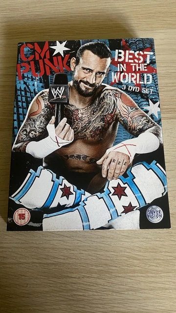 WWE SILVER VISION Cm Punk Best In The World 3 DVD Set Wrestling Pal £5. ...