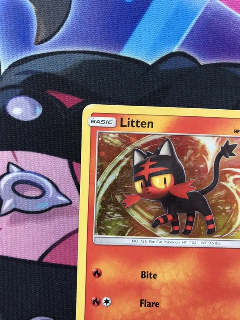 POKEMON TCG LITTEN SM23 Cosmos Holo Sun & Moon Black Star Promo HP. EUR ...