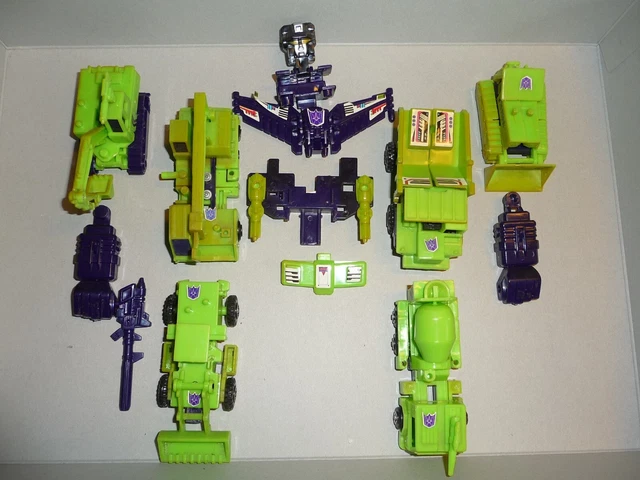 HASBRO TAKARA 1985 Transformers Decepticon Combiner DEVASTATOR / KO ...