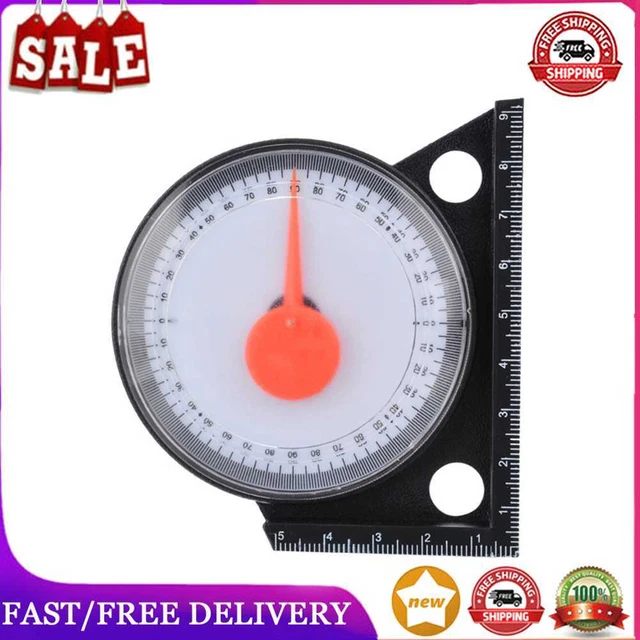 MEASURING TILT LEVEL Gauge Magnetic Slope Inclinometer Angle Finder ...