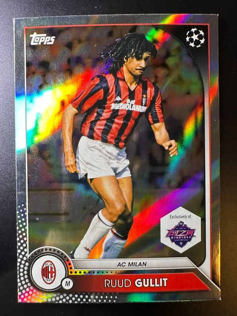 2025 RUIKA CARD Show UCC Soccer Refractor - Ruud Gullit No.1 $1.53 ...