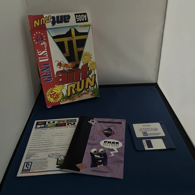 ANT RUN VITNAGE Pc Dos Game Big Box Disco 3,5" EUR 13,35 - PicClick IT