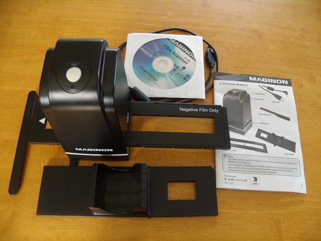 MAGINON FS 500 Slide and Photo Negative Scanner, 1800-3600 DPI, 5 ...