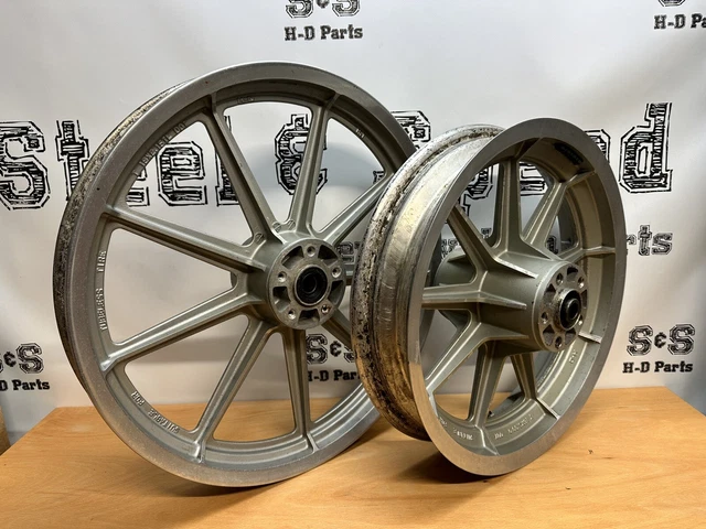 GENUINE HARLEY-DAVIDSON EVO DYNA FXR CAST MAG WHEEL SET 43338-83, 40983 ...