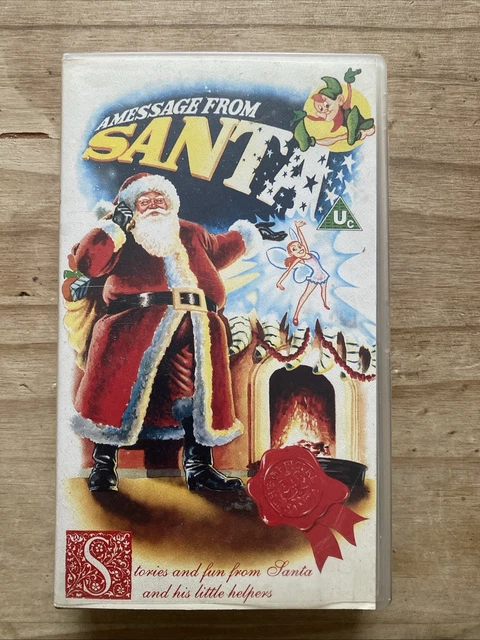 SANTA CLAUS IN: A Message From Santa VHS Video Tape Vintage 1991 ...
