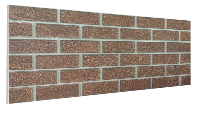 3D BRICK WALL Panels Polystyrene Brick Effect Cladding Brick Wall ...
