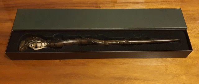 HARRY POTTER UNIVERSAL Studios Death Eater Skull Serpent Wand BOXED £25 ...