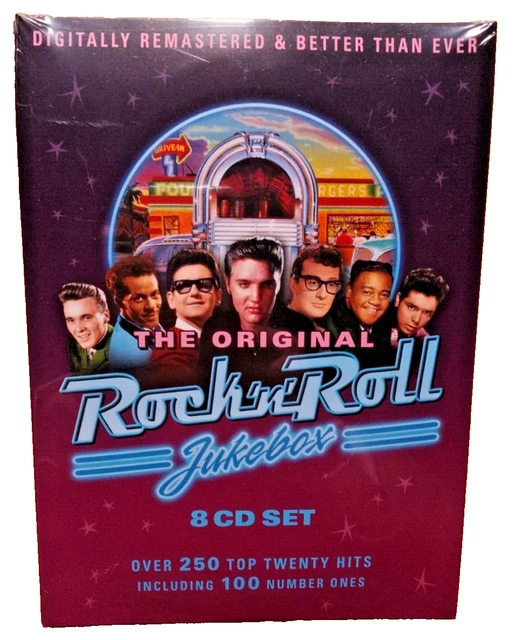 THE ORIGINAL ROCK 'n' Roll Jukebox: Over 250 Top 20 Hits. 8 CDs 2014 £ ...