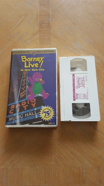 BARNEY - LIVE In New York City (VHS, 1994, Classic Collection) $48.99 ...