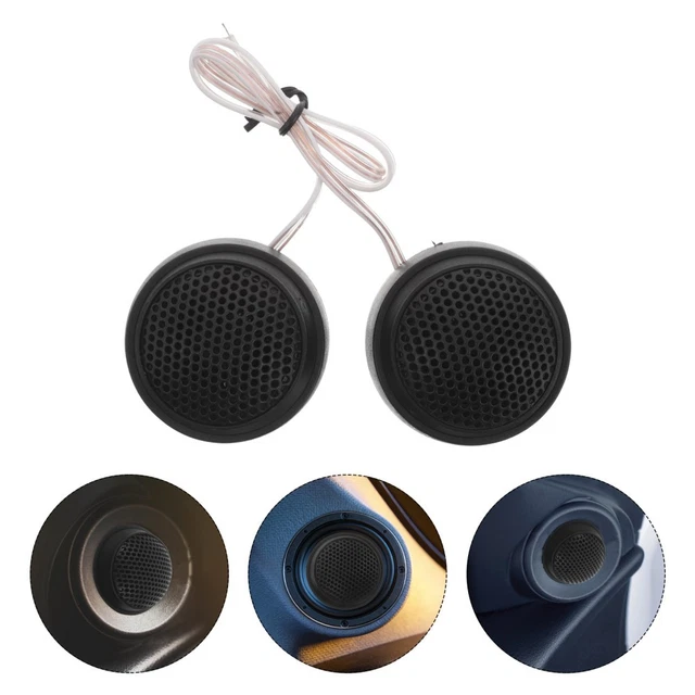 1 PAIR CAR Audio Dome Tweeter Small Car Speakers, Piezoelectric ...