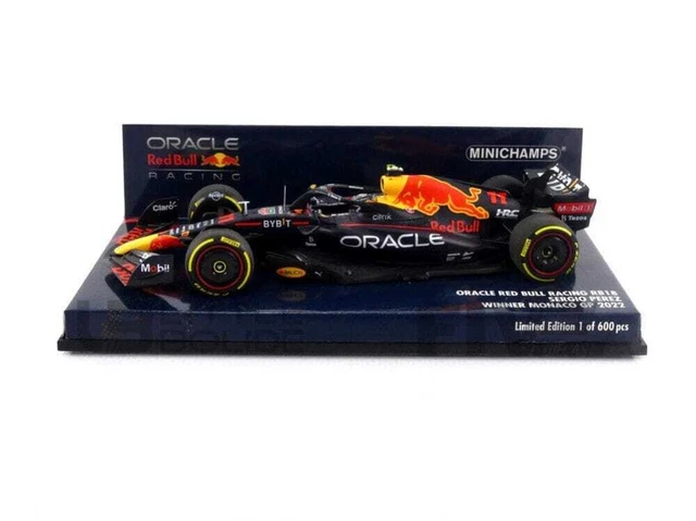 RED BULL RACING F1 Sergio "Checo" Perez RB18 #11 Winner Monaco GP 1:43 ...