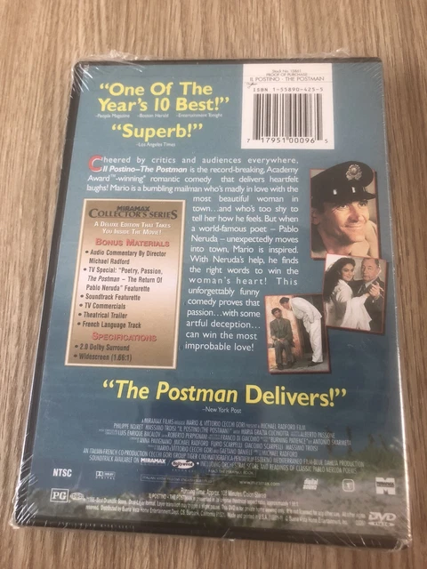 FILM IL POSTINO The Postman Philippe Noiret Dvd Neuf Blister Rare EUR 12,99 - PicClick FR