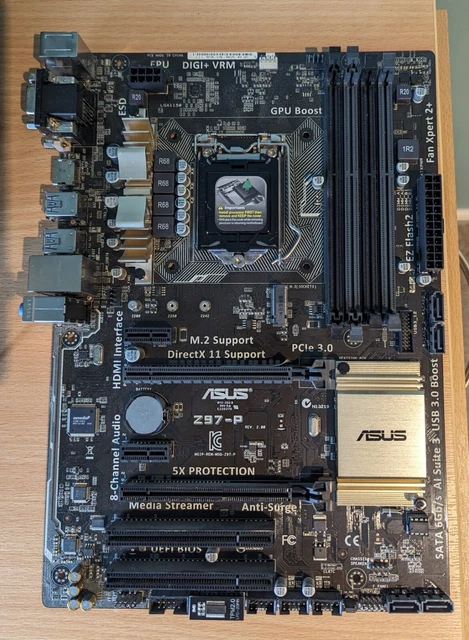 ASUS Z97-P SOCKET LGA1150 DDR3 ATX Motherboard With I/O Shield £43.73 ...