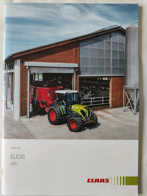 TRACTEUR CLAAS ELIOS 330 Prospectus Brochure EUR 6,00 - PicClick FR