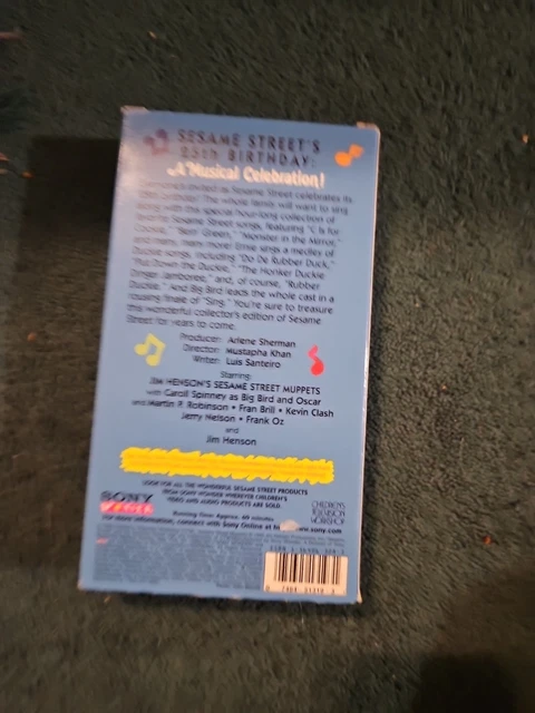 SESAME STREET 25 A Musical Celebration 1993 Vhs Vintage Tape Rare £7.35 ...
