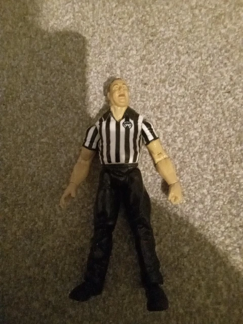 WWE EARL HEBNER Referee Wrestling Figure Jakks Classic Legend WWF £32. ...