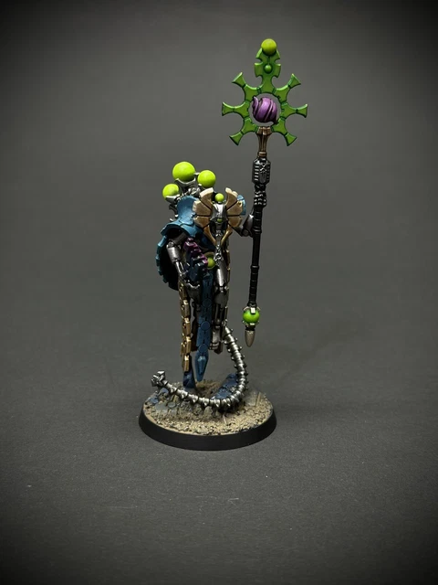 WARHAMMER 40K NECRONS Orikan The Diviner Pro Painted Commission £99.99 ...