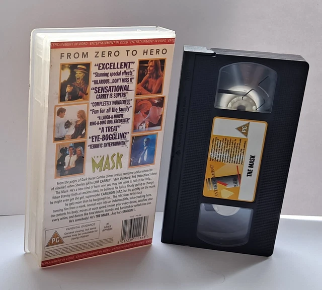 THE MASK JIM Carrey VHS Video Tape £3.00 - PicClick UK