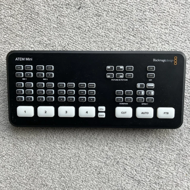 BLACKMAGIC DESIGN ATEM Mini - Vision Mixer/Seamless Switcher £208.68 ...