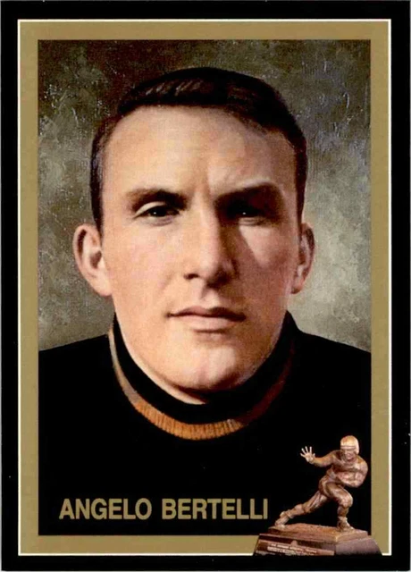 1992 HEISMAN SERIES I #9 Angelo Bertelli 1943 Notre Dame / Chicago ...