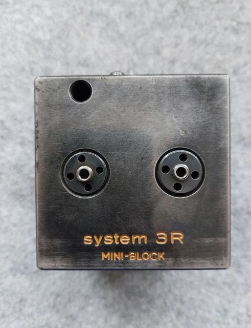 SYSTEM 3R MINI-BLOCK - Ref# 3R 321.46 - EDM Manual hydraulic table chuck - Used £70.00 - PicClick UK
