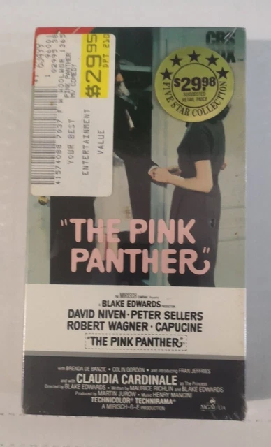 THE PINK PANTHER VHS CBS Fox 1985 Factory Sealed Brand New w/ Watermark ...